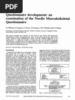 nordic questionnaire for low back pain | Questionnaire | Human Factors ...