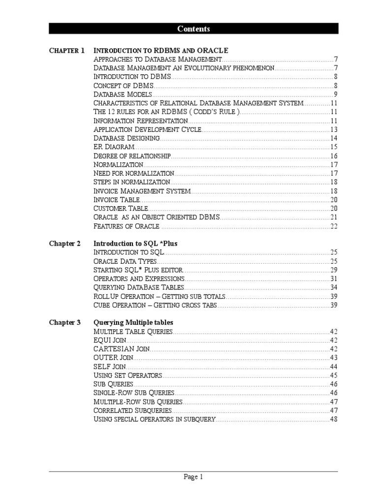 Oracle SQL PLSQL | Download Free PDF | Pl/Sql | Relational Database