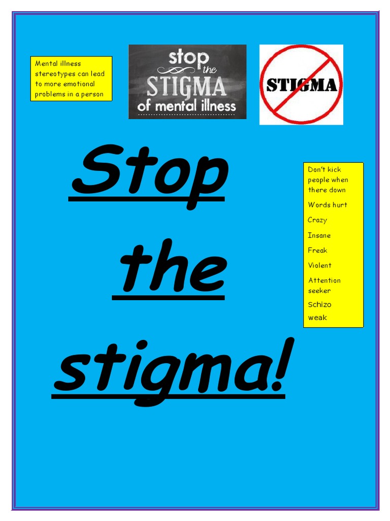 Stop The Stigma | PDF | Self-Improvement | Lifestyle