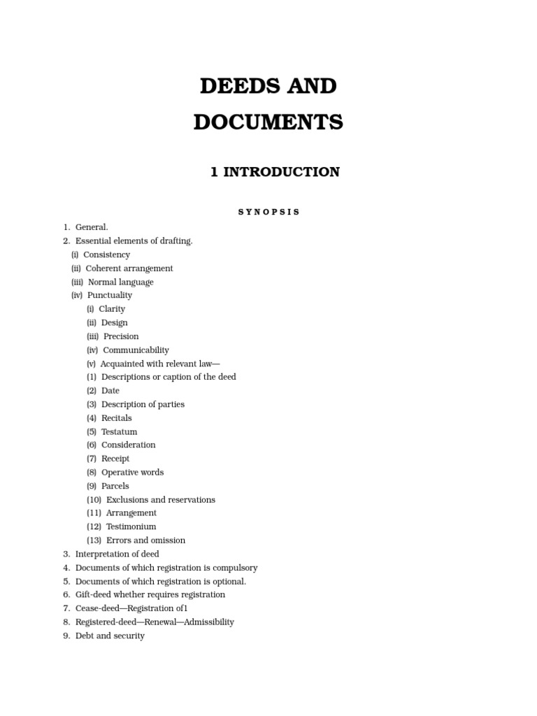 Main File 1 | PDF | Conveyancing | Deed