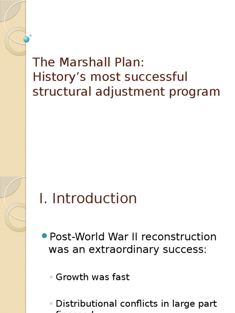 The Marshall Plan | Download Free PDF | Marshall Plan | Aftermath Of ...