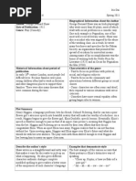 Pygmalion Study Notes | PDF | Pygmalion (Play)