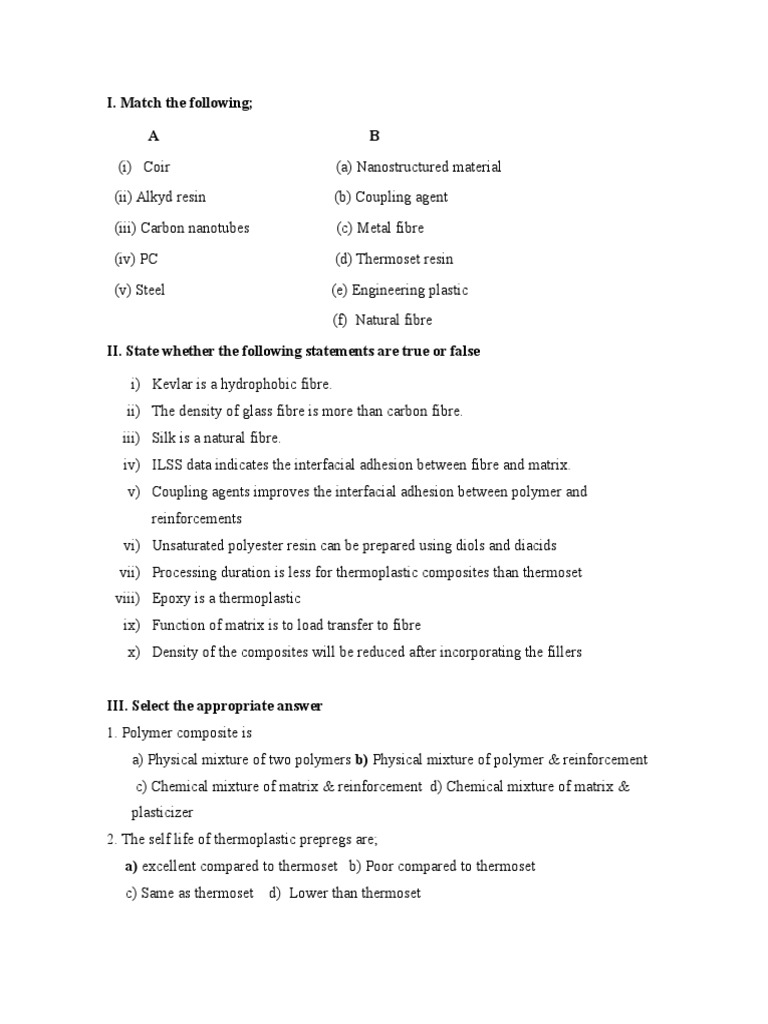 One Mark Test | PDF | Technology & Engineering