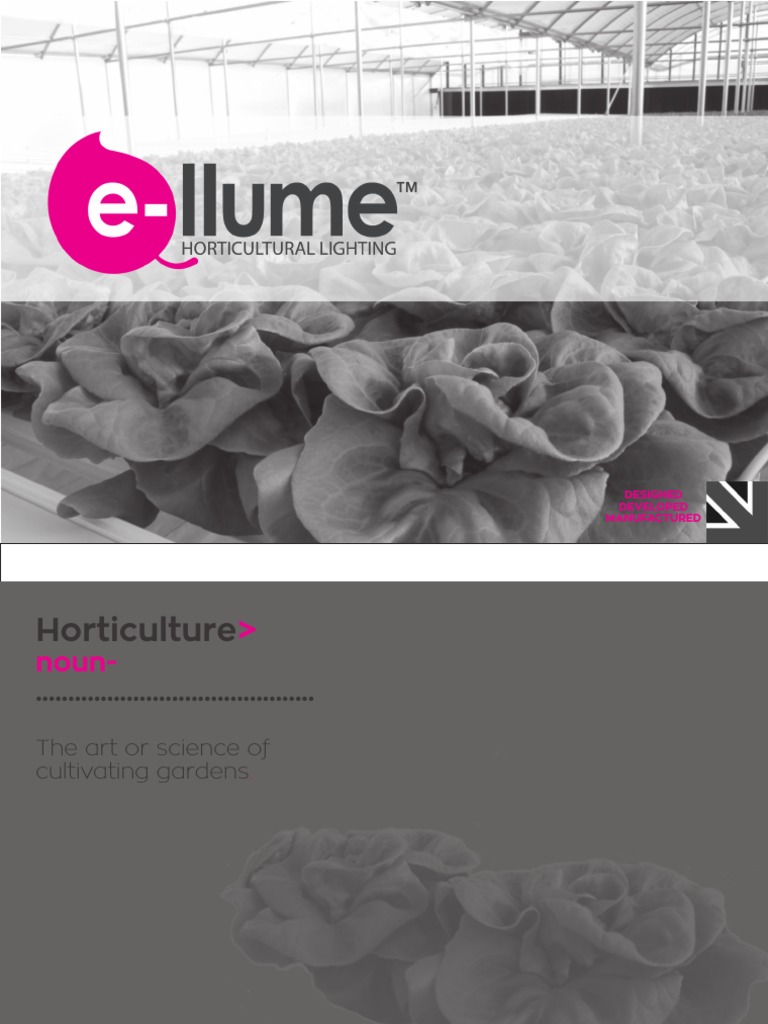 E-Llume Horticultural LED Brochure 2015 | PDF | Business