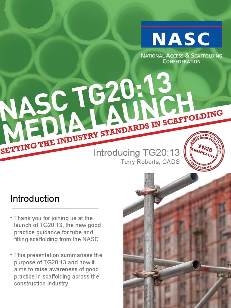 Introducing Tg20-13 Presentation February March 2014 | Scaffolding ...