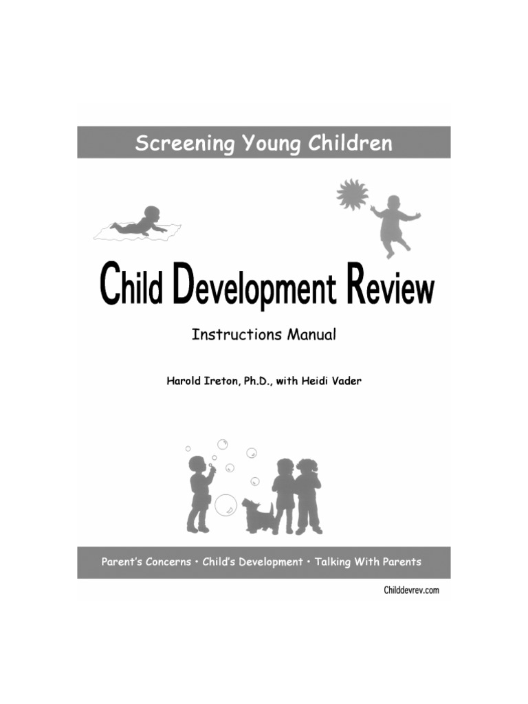 Child Development Review Manual 2 | PDF