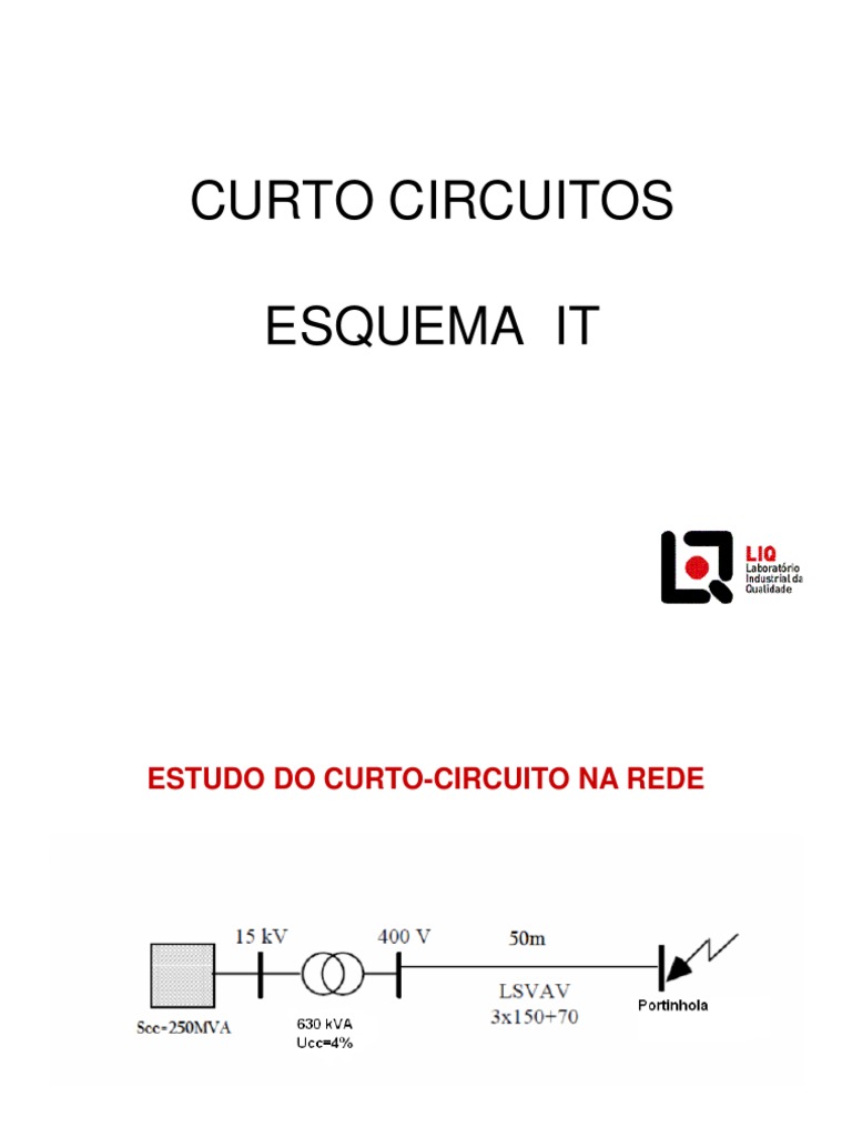 Estudo de curto-circuito em sistemas elétricos de baixa tensão | PDF ...