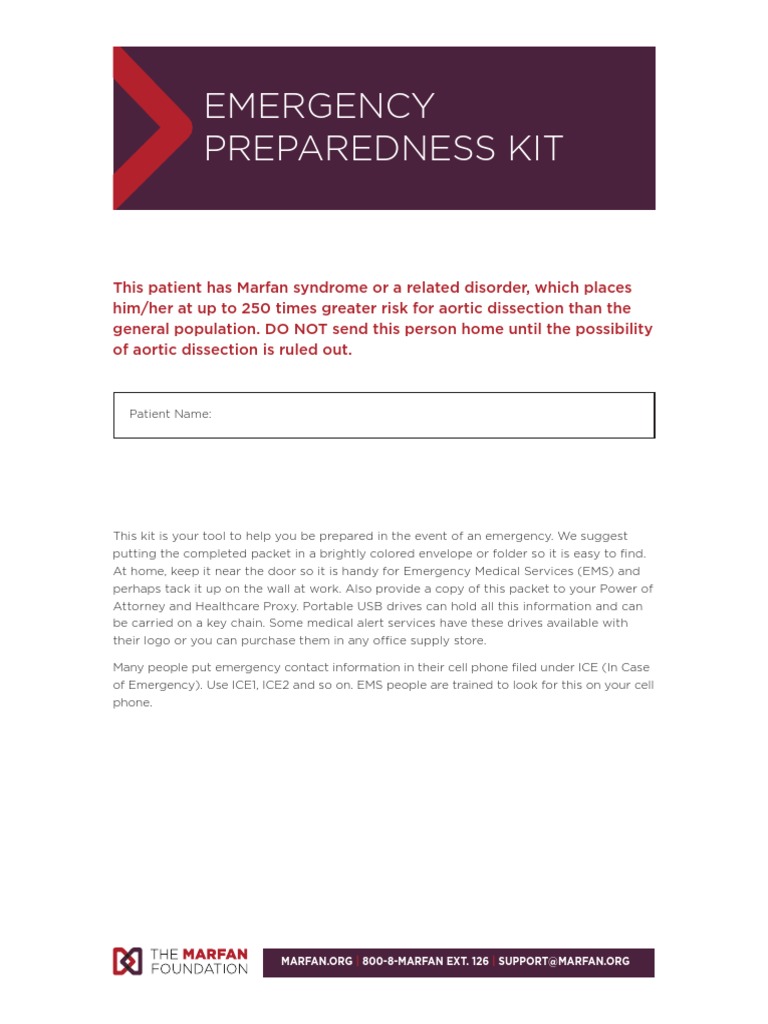 Emergency Preparedness Kit | PDF | Power Of Attorney | Health Care