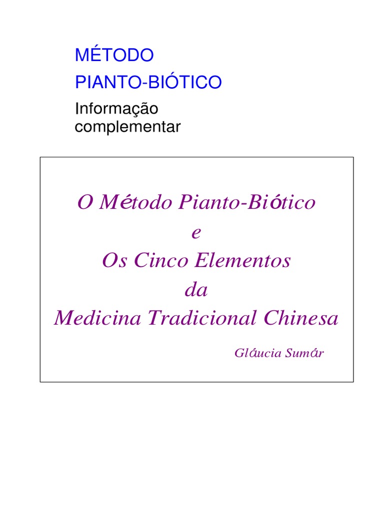 5 Elementos Mtc Pdf Medicina Chinesa Tradicional Vida