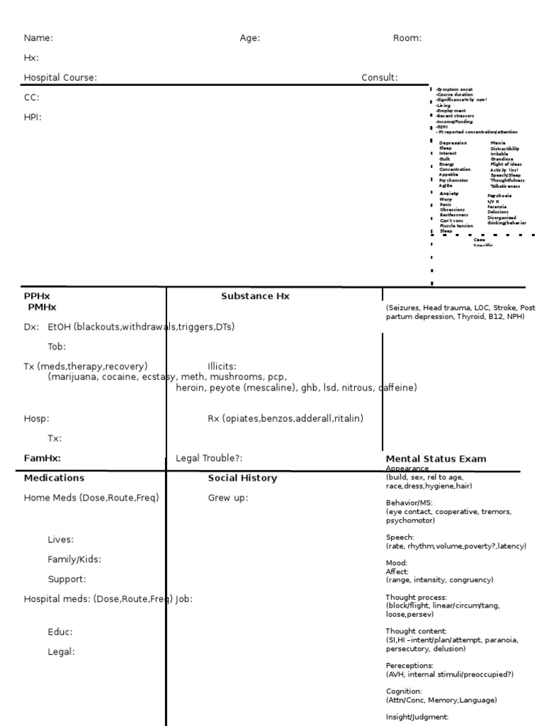 Psych Template | PDF