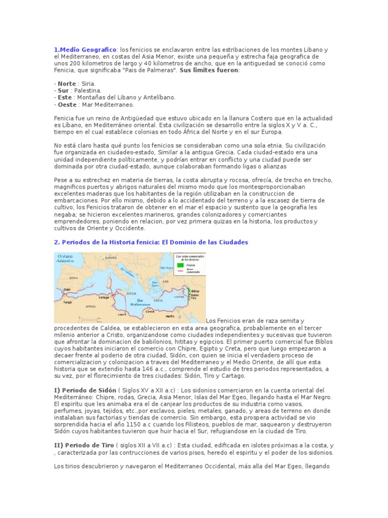 Fenicios | PDF | Fenicia | Antigua Grecia