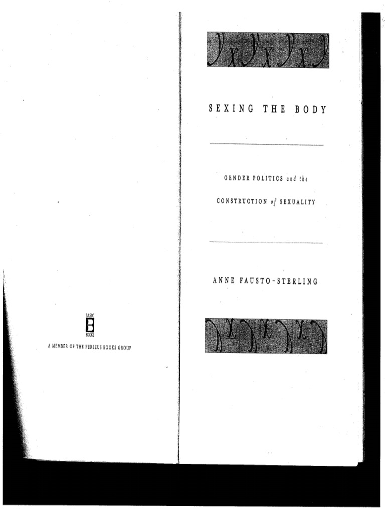 Fausto Sterling Sexing The Body | PDF