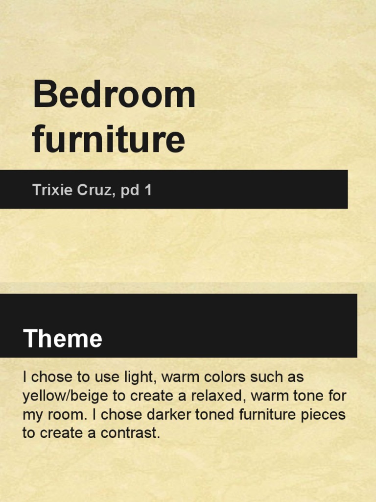 Bedroom Project | PDF