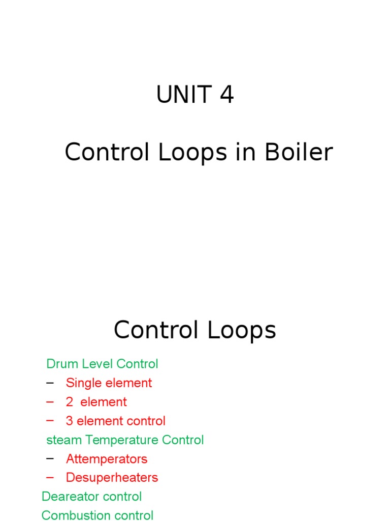 UNIT 4 Power Plant Instrumentation | PDF | Boiler | Energy Technology