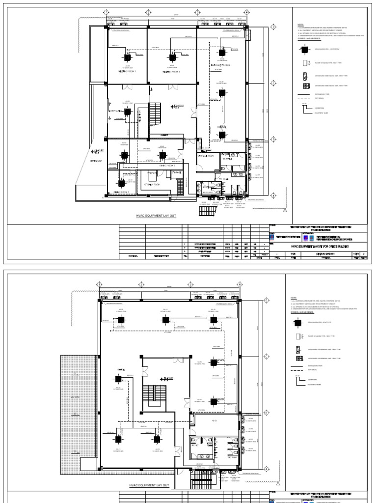 EAG HVAC Equipment Layout Guide | PDF | Duct (Flow) | Air Conditioning