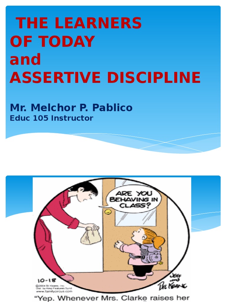 4 Assertive Discipline | PDF | Classroom | Teachers