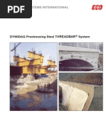 DYWIDAG GEWI Plus Threadbar Data Sheet | PDF | Screw | Building Materials