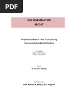 Soil Investigation Report (Sample) | PDF