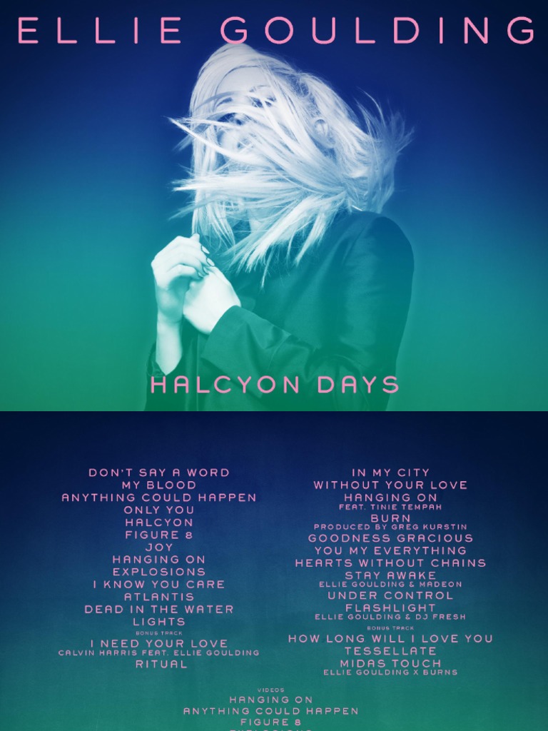 Ellie Goulding Halcyon Days Deluxe Album Covers Ellie Goulding