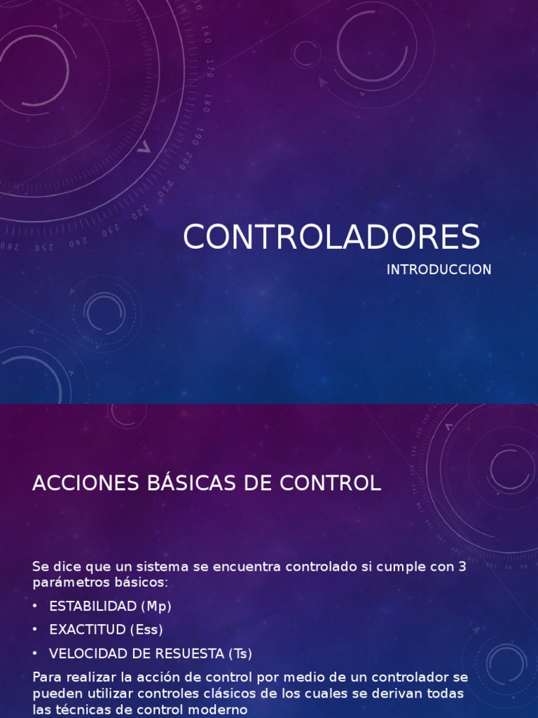 Controladores PI, PD, PID | PDF | Física | Energía y recursos