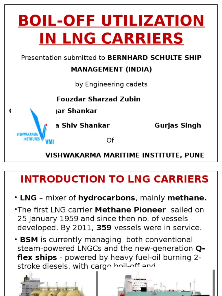 Boil Off Utilization LNG Carriers | PDF | Diesel Engine | Marine Propulsion