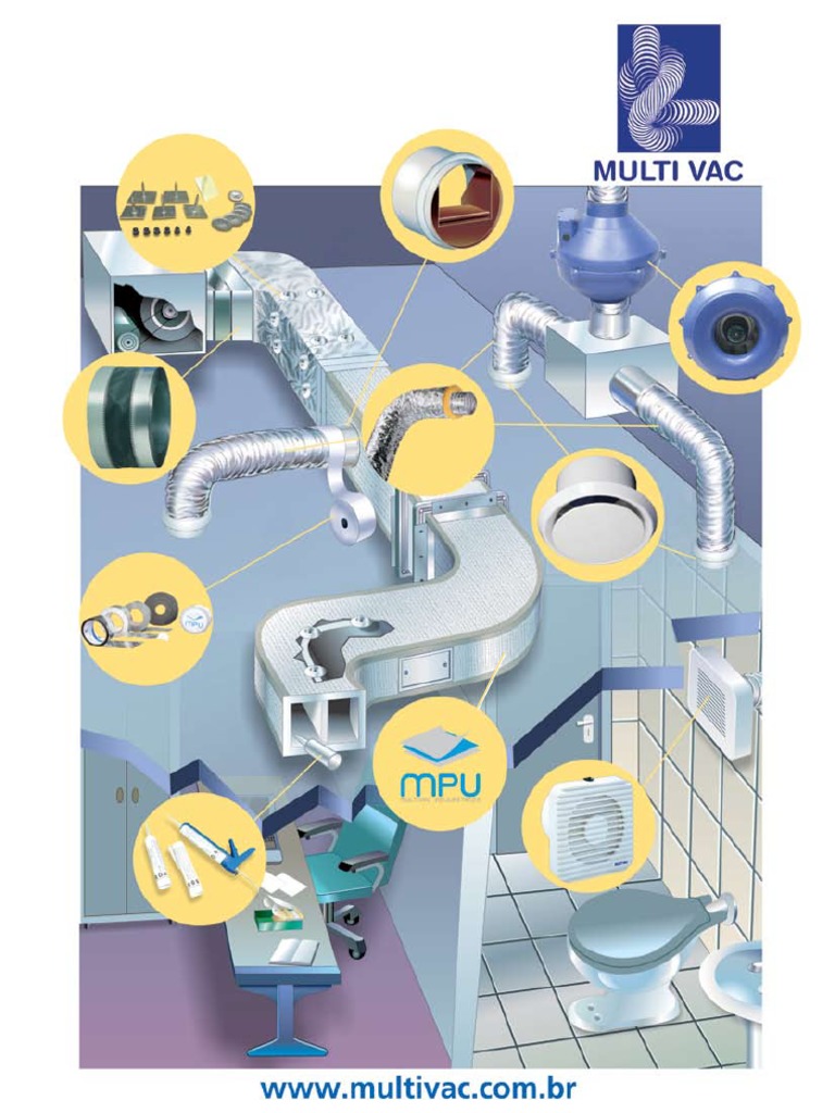 Inovações em Dutos e Exaustores MultiVac | PDF | Ar condicionado ...