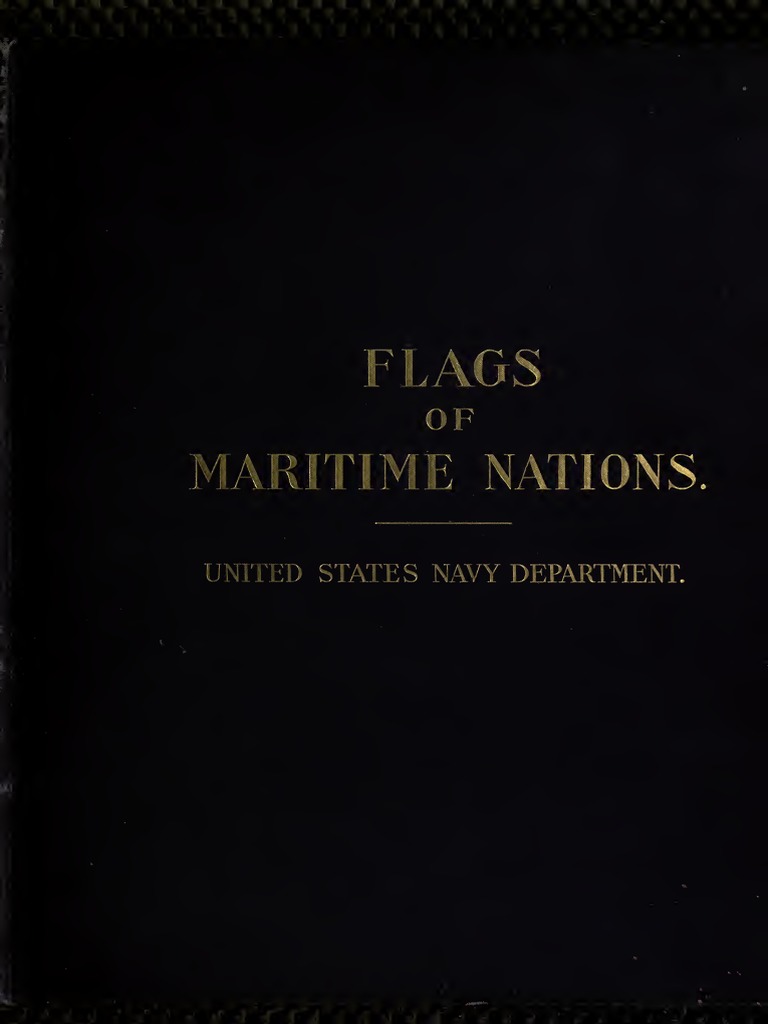Flags of Maritime Nations - 1899 | PDF | Commodore (Rank) | Military Rank