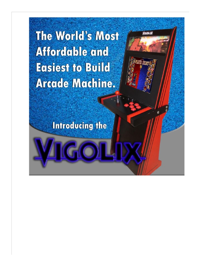 Planos para construir máquina arcade DIY | PDF | Emulador | Hardware