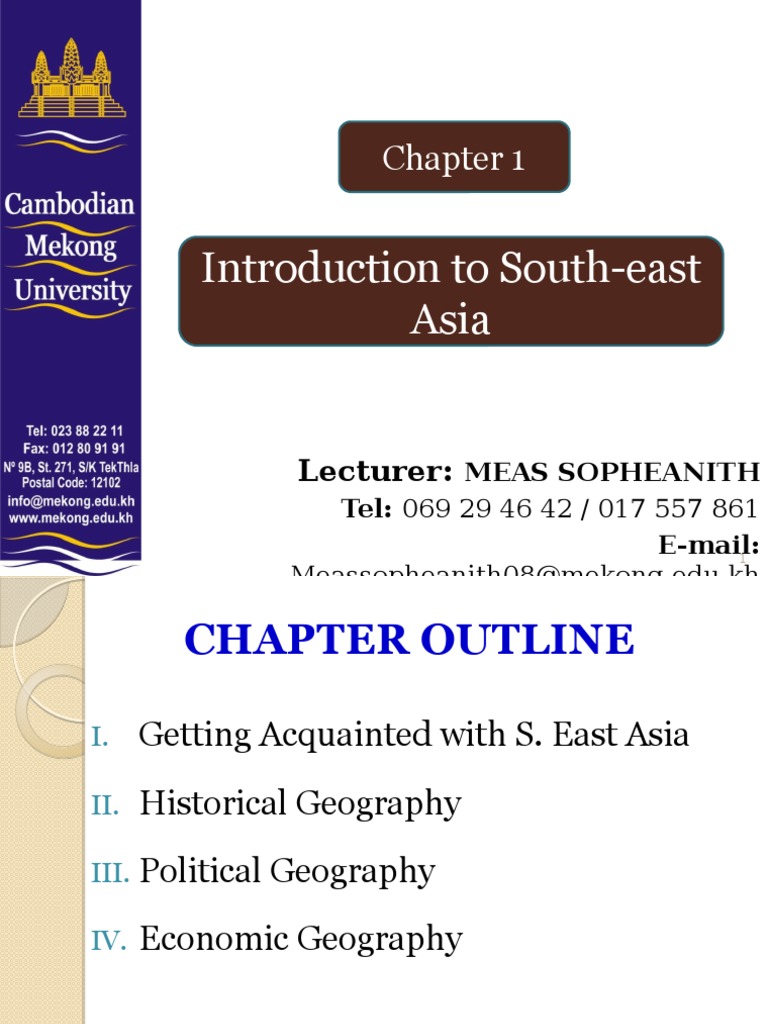 Chapter 1 Introduction To Southeast Asia Revised | PDF | Cambodia ...