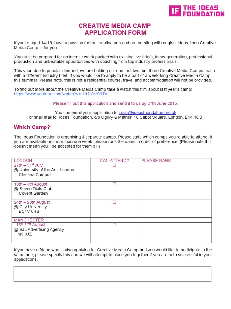CMC Application Form 2015 | PDF | Race And Ethnicity In The United ...