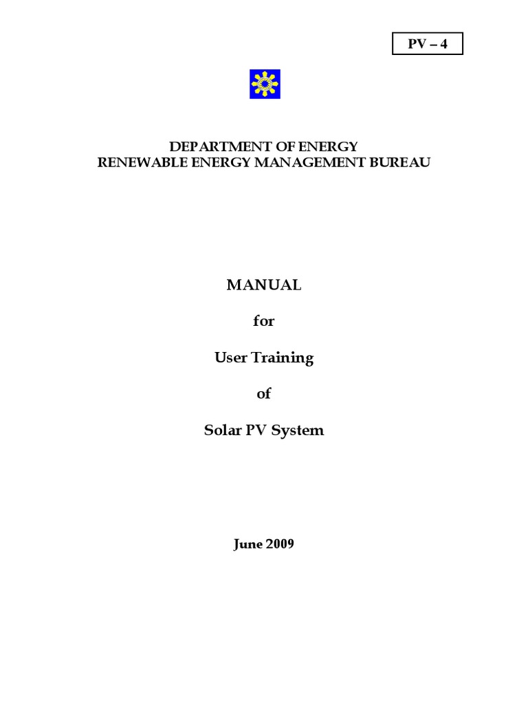PV 4 | PDF | Photovoltaic System | Solar Panel