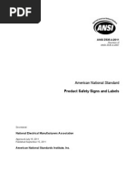 Ansi Z535.1 2017 Safety Color | PDF | Color | Hue