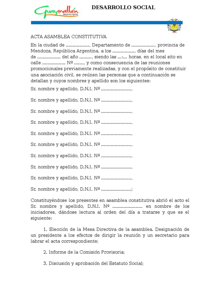 Modelo De Acta Constitutiva De Un Sindicato En Word - vrogue.co Modelo De Acta Constitutiva De Un Sindicato En Word - vrogue.co