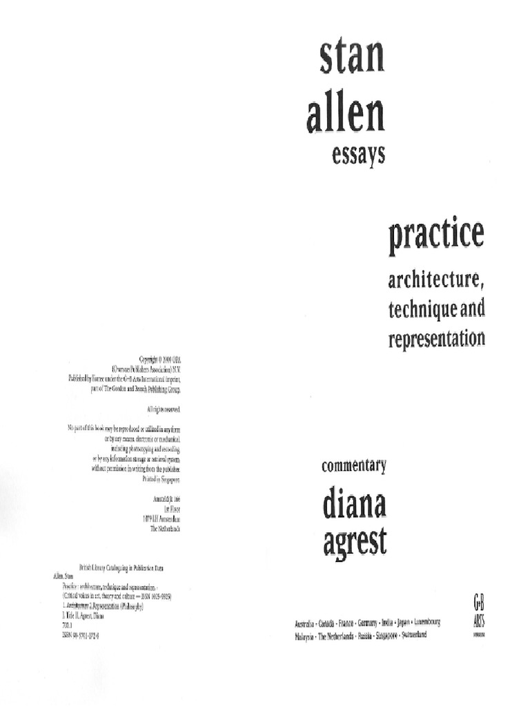 Allen, Stan. Mapping The Unmappable. On Notation | PDF