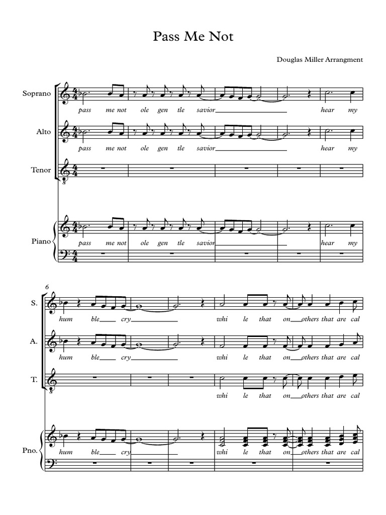 Dont Pass Me by Douglas Miller | Singing | Vocal Music