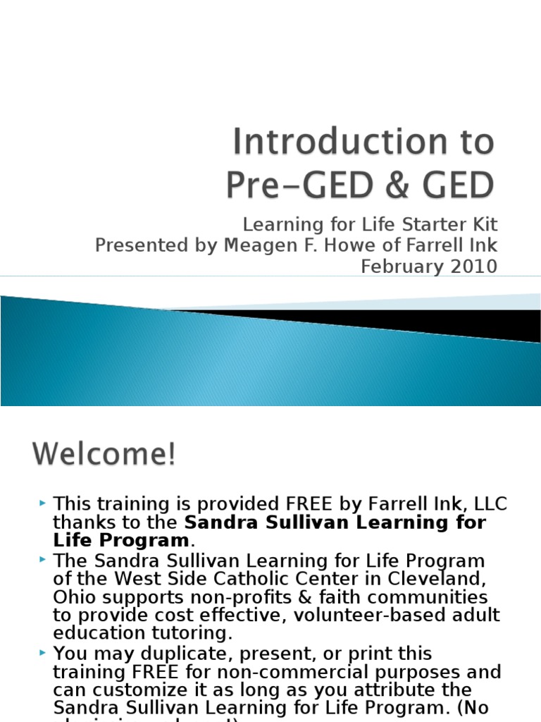 Introduction To Contemporary's Pre-GED & GED | PDF | General ...