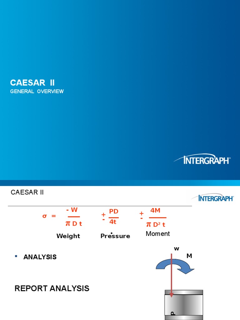 Caesar Ii: General Overview | PDF