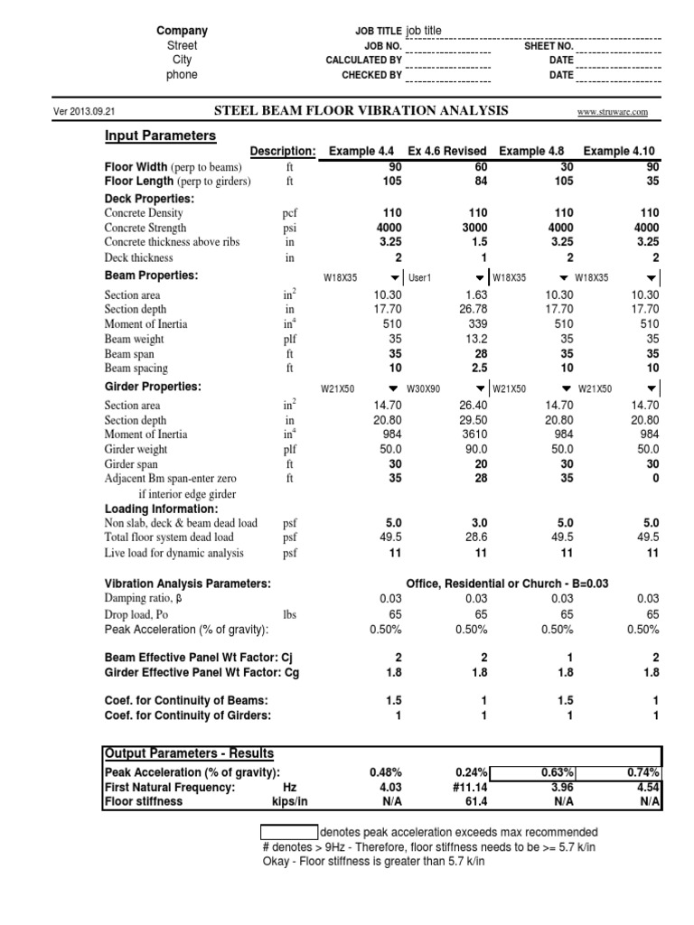 AISC DG11 Examples | PDF | Beam (Structure) | Solid Mechanics