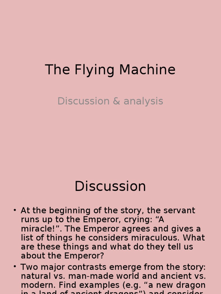 The Flying Machine | PDF | Verb | Adverb