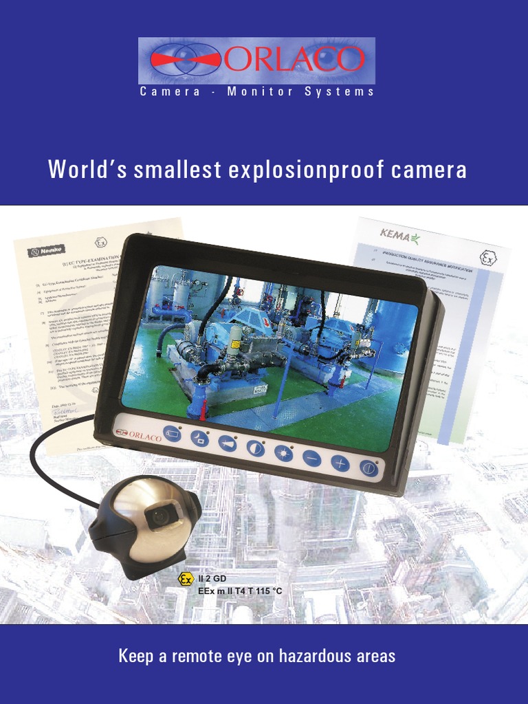 Orlaco: World's Smallest Explosionproof Camera | PDF
