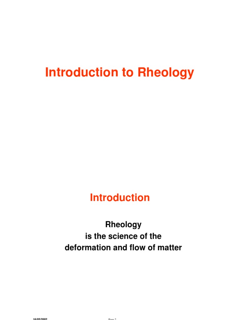 Mud Rheology | Download Free PDF | Shear Stress | Rheology