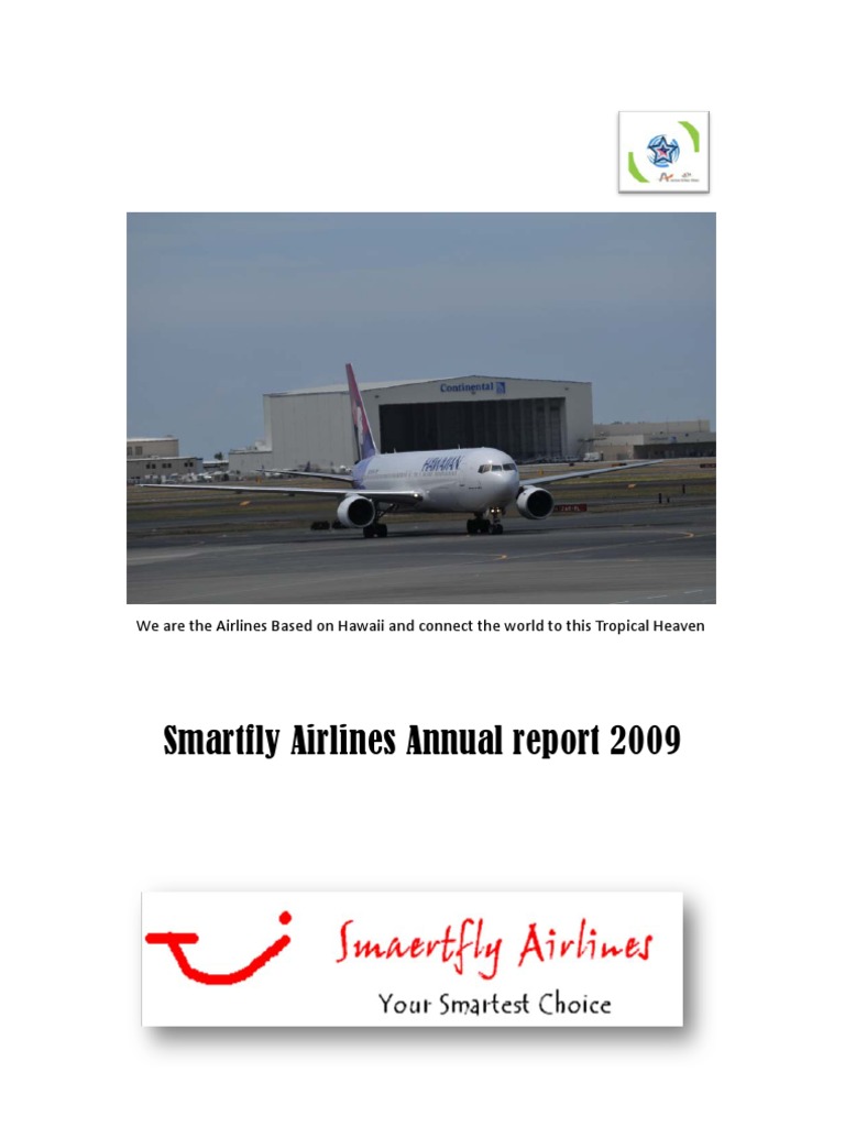 Smartfly Airlines 2009 Annual Report | PDF | Boeing | Flight Attendant