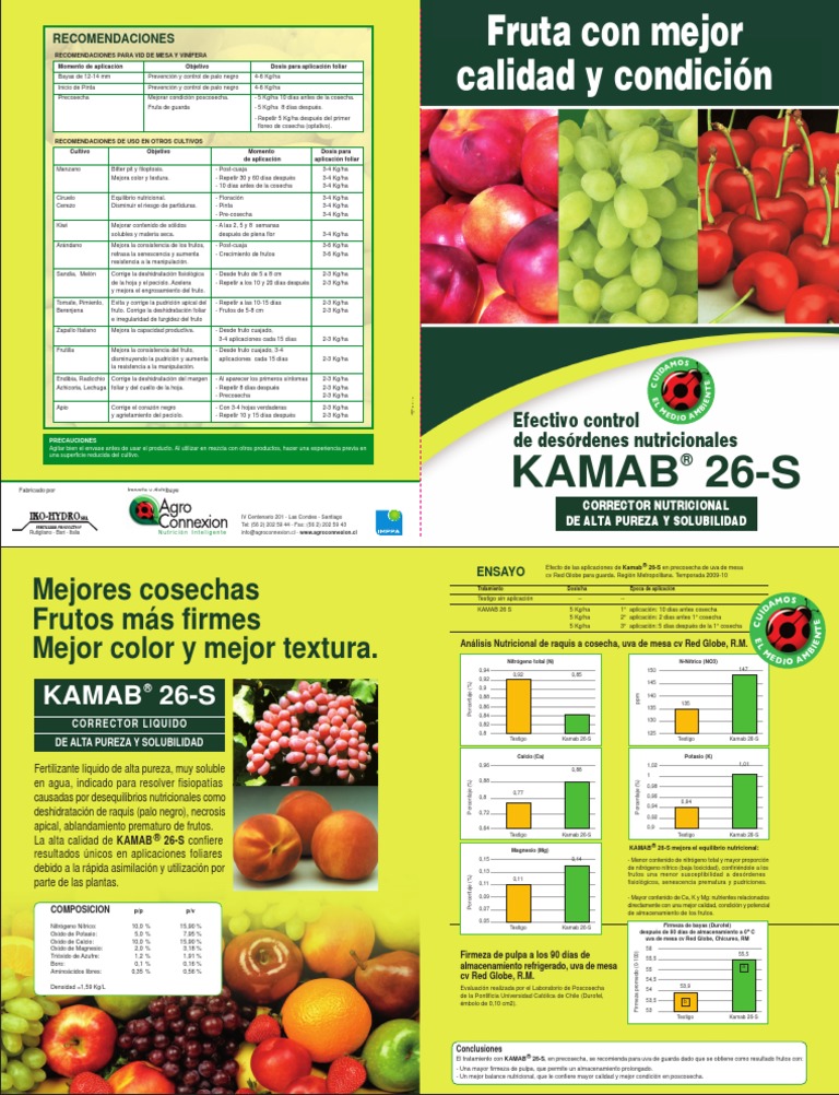 Kamab 26: Ficha Técnica y Usos | PDF | Fruta | Plantas comestibles