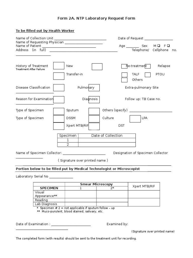 Form 2a NTP Referral Form v2003 | PDF