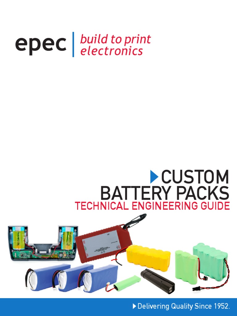 Engineering Guide Custom Battery Packs | PDF | Battery Charger ...