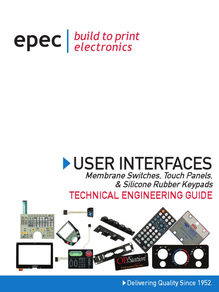 Epec - Engineering Guide User Interfaces | PDF | Touchscreen | Switch