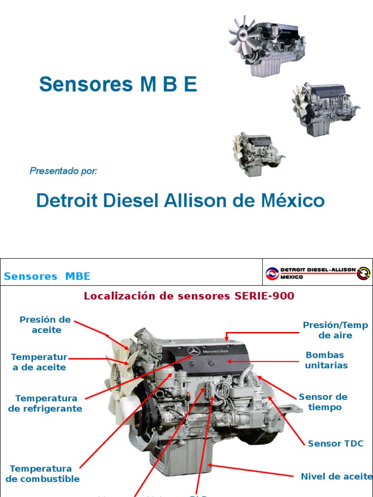 Sensores MB | PDF | Motor de combustión interna | Pistón