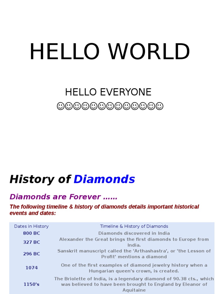 Diamonds :) | PDF | Diamond | Gemstone