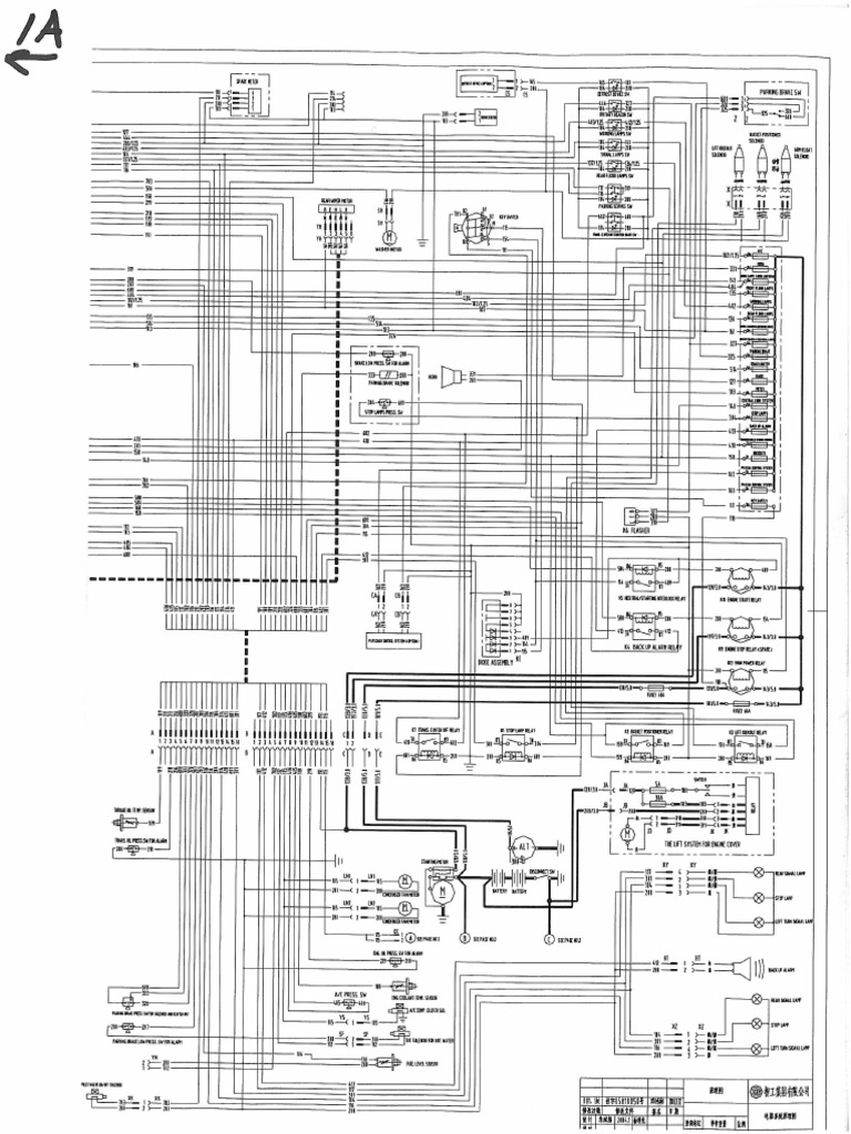 Catalg Liugong CLG856II Electrical Schematic 4 Parts | PDF