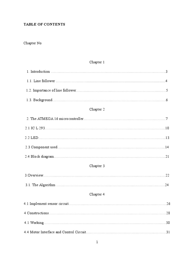 Line Follower Robot Project Guide | PDF | Direct Current | Analog To ...